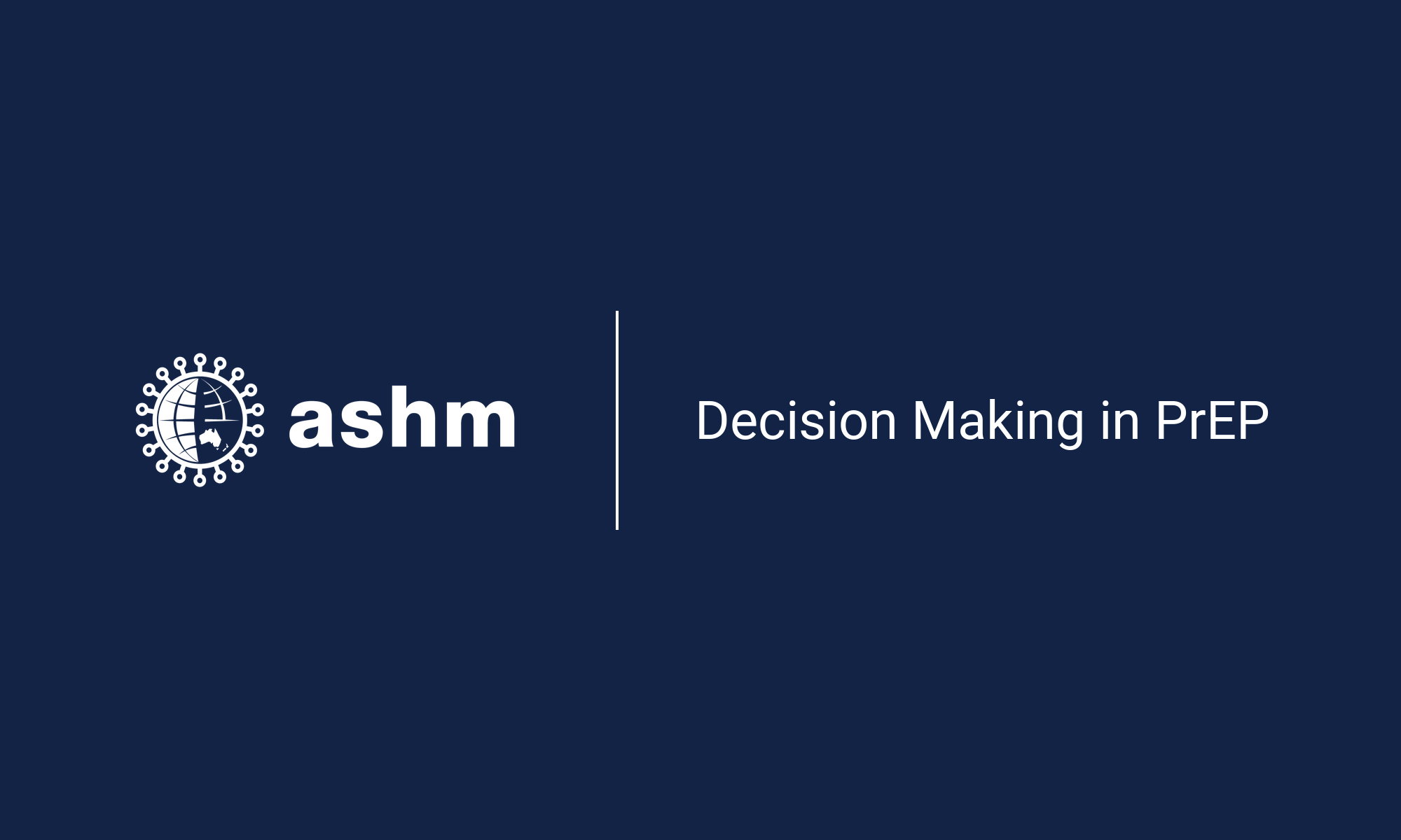 Decision Making In PrEP | ASHM Health